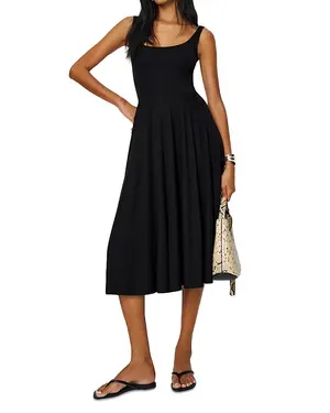 REFORMATION Rou Knit Dress - Black