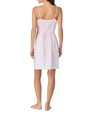 Eileen West Lawn Strappy Chemise - Pink Chalk