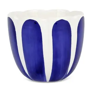 VIETRI Viva Garden Tulip Small Cachepot - Cobalt