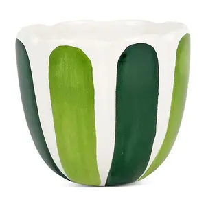 VIETRI Viva Garden Tulip Small Cachepot - Green