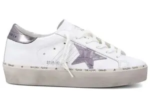 GOLDEN GOOSE Hi Star Laminated Crocco Sneakers
