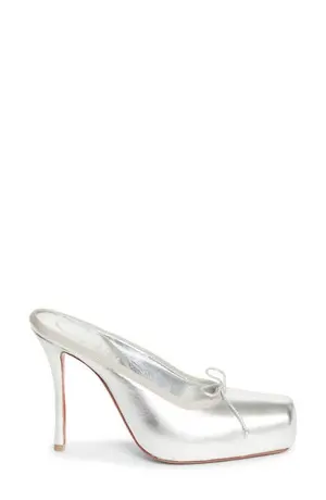 CHRISTIAN LOUBOUTIN Cassia Square Toe Mule Pump