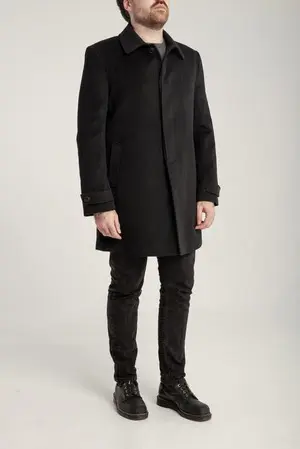 1982 Cashmere Single-breasted Tailored Coat