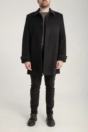 1982 Cashmere Single-breasted Tailored Coat