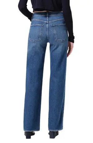 AGOLDE Harper Relaxed Straight Leg Jeans - River