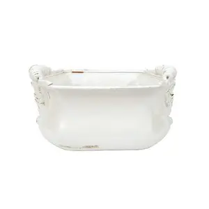 STORIED HOME Cachepot - White