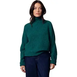 CELTIC & CO. Dolman Sleeve Donegal Wool Sweater - Emerald