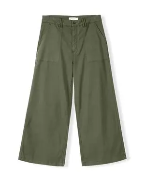 CELTIC & CO. Wide Leg Pleat Front Pant