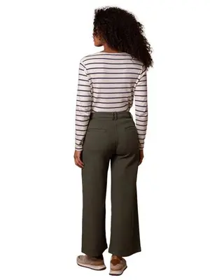 CELTIC & CO. Wide Leg Pleat Front Pant