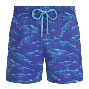 Vilebrequin Sparkling Whales Packable Swim Shorts - Versailles