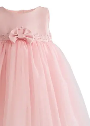 TULLEEN Lace Petal Gown - Pink