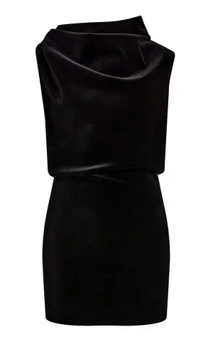 Khaite Astor Mini Dress - Black