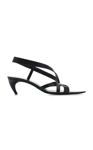 Khaite Sadie 55 Multi-strap Sandals - Black