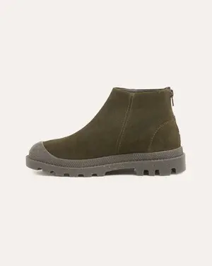 CELTIC & CO. Toe Cap Ankle Boot - Khaki
