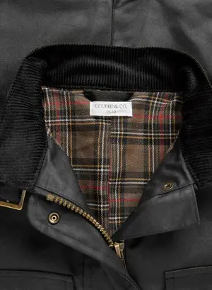 CELTIC & CO. British Waxed Cotton Belted Jacket