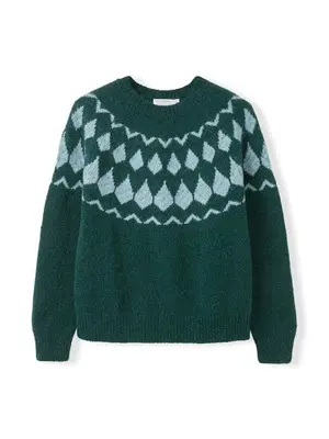 CELTIC & CO. Lofty Diamond Yoke Sweater