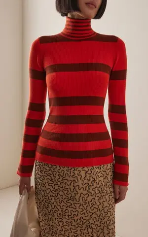 ZANKOV Runi Rib Turtleneck Sweater