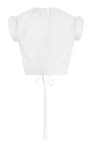 Calvin Klein Azalée Long-sleeve Wool Top - Ivory