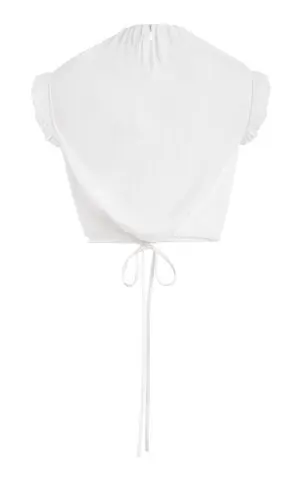 Calvin Klein Azalée Long-sleeve Wool Top - Ivory