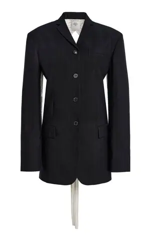 Calvin Klein Opal Wool Jacket - Black