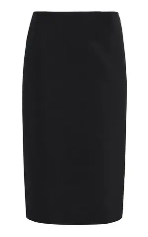 Calvin Klein Amabel Crepe Midi Skirt - Black