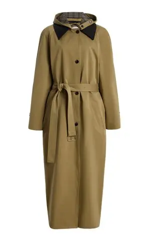 Calvin Klein Ava Cotton Coat - Khaki