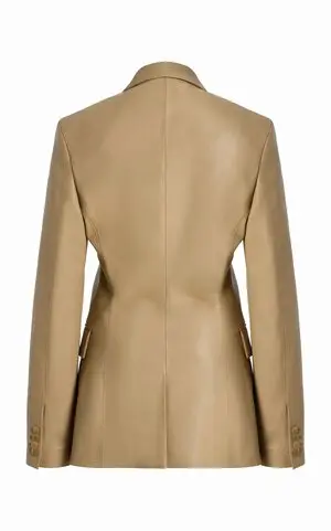 Calvin Klein Francine Leather Blazer