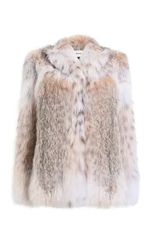 Khaite Saraphina Lynx-fur Jacket - Neutral