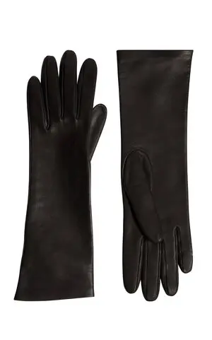 Khaite Remo Mid Gloves - Black