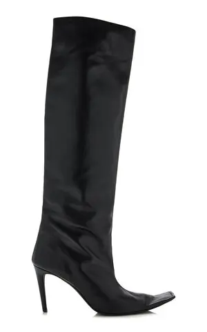 Khaite Marlene Knee High Boots 85 - Black