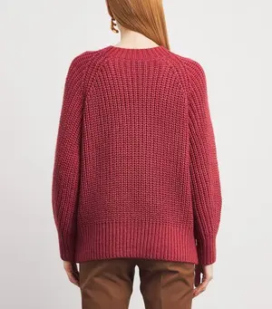 JOSEPH Wool-cashmere-silk Plamer Sweater