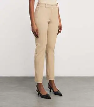 JOSEPH Gabardine Coleman Slim Trousers