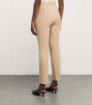 JOSEPH Gabardine Coleman Slim Trousers