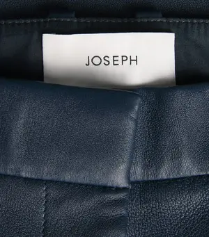 JOSEPH Coleman Leather Trousers