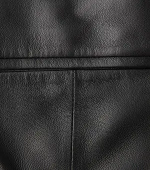 JOSEPH Suze Leather Shorts
