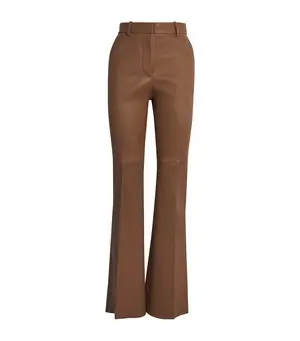 JOSEPH Leather Tafira Trousers