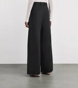 JOSEPH Cotton-linen Jnane Trousers