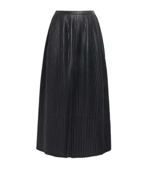 JOSEPH Nappa Leather Didi Midi Skirt
