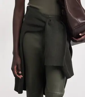 JOSEPH Tafira Flared Leather Trousers