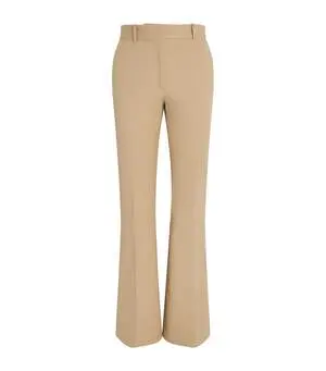 JOSEPH Stretch-gabardine Tafira Flared Trousers - Pink