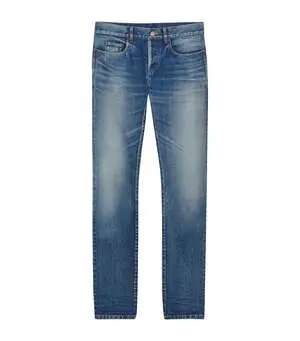 Saint Laurent Slim Jeans - Purple