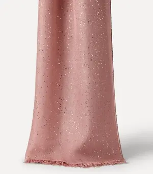 Brunello Cucinelli Cashmere-silk Sequin Scarf