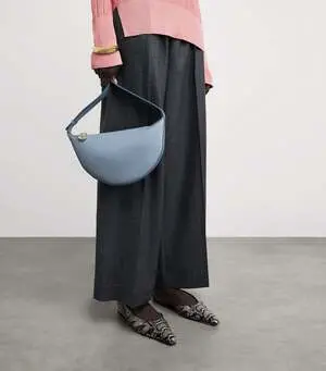 JOSEPH Leather Bean Shoulder Bag