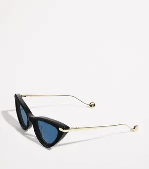 JOSEPH Laarous Cat Eye Sunglasses - Black