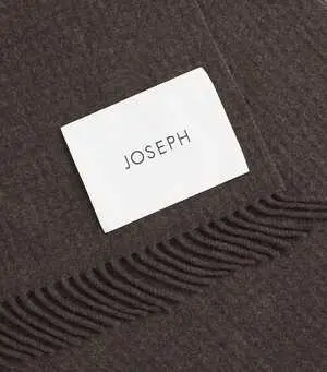 JOSEPH Wool Flora Waffle Scarf