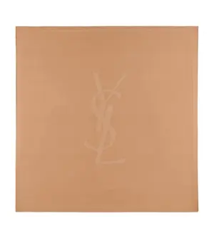 Saint Laurent Silk Cassandre Scarf