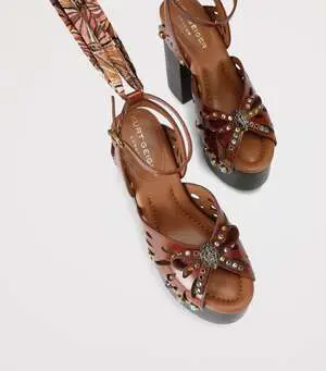 Kurt Geiger Leather Platform Heels