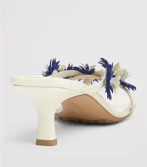 Bottega Veneta Lambskin Embellished Thong Sandals
