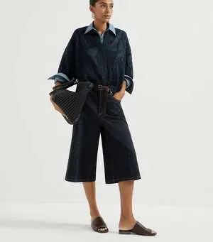 Brunello Cucinelli Linen-cotton Polo Sweater