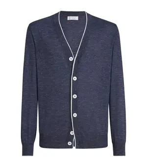 Brunello Cucinelli V Neck Cardigans For Men